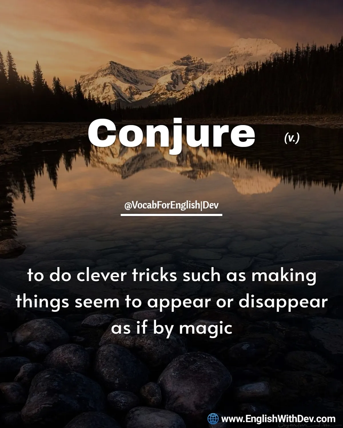 Conjure meaning — Dev