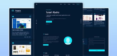 IsraTech is a freelance developer using HTML, CSS & JavaScript (React)