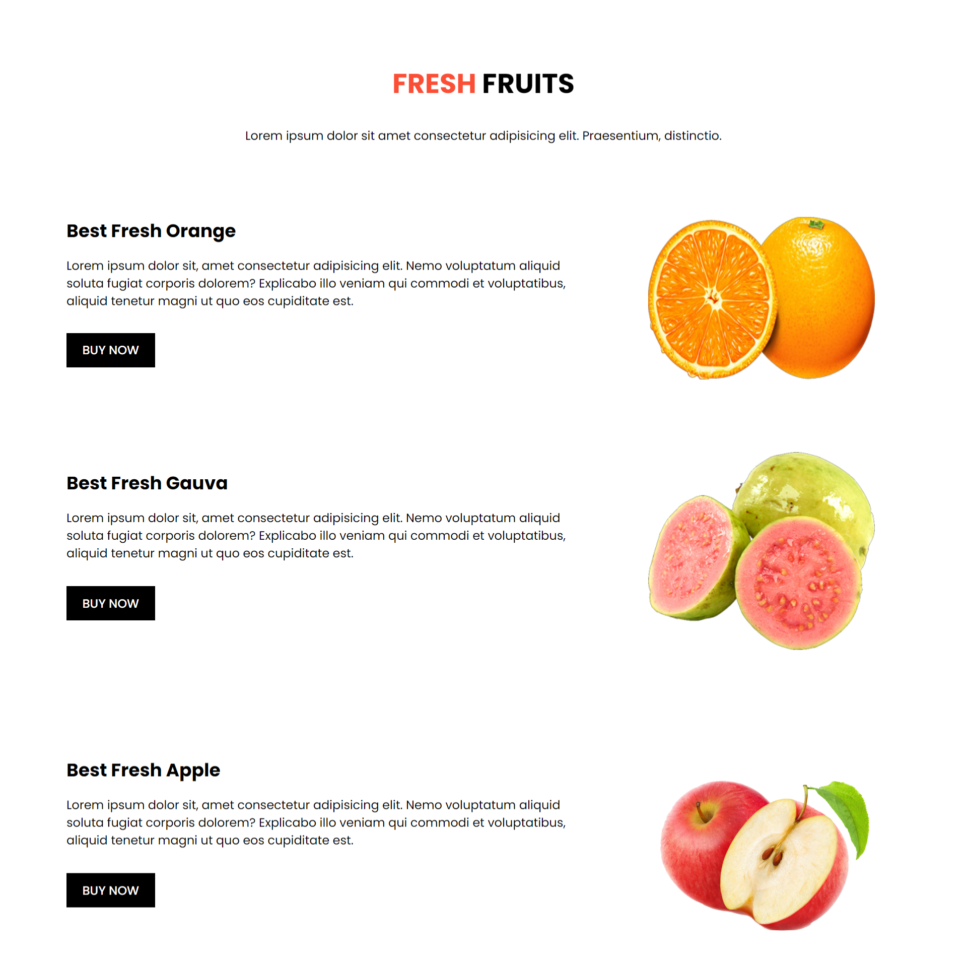 Complete Responsive Fruit Shop Website Using Html Css And Javascript 🖤 — Web Trend