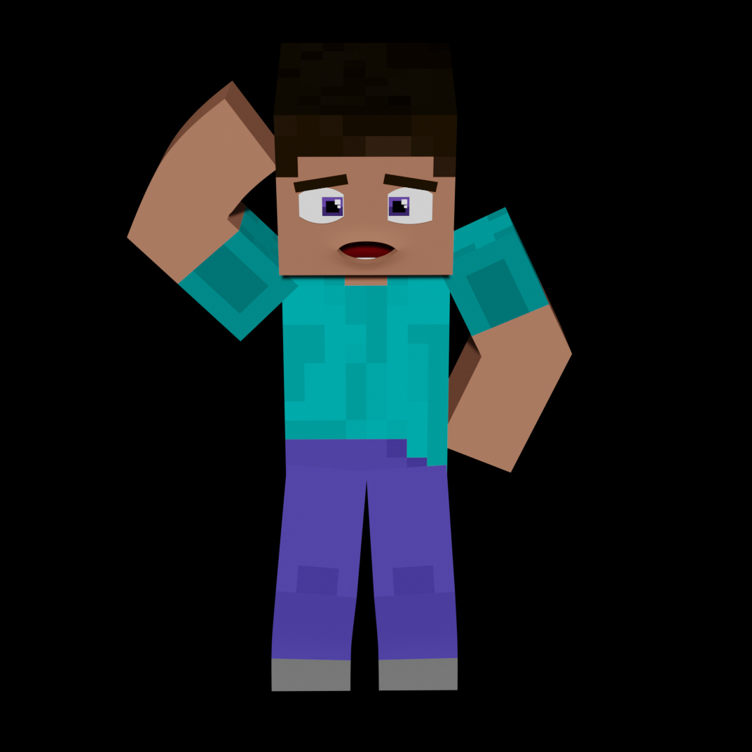 Minecraft Steve Renders V.1 — mrluzifer1
