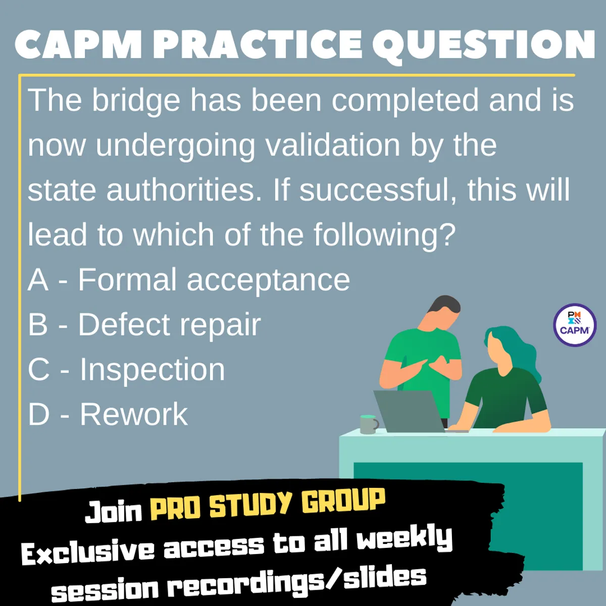CAPM Practice Questions — Gabor Stramb - CAPM and PMP Exam prep and ...