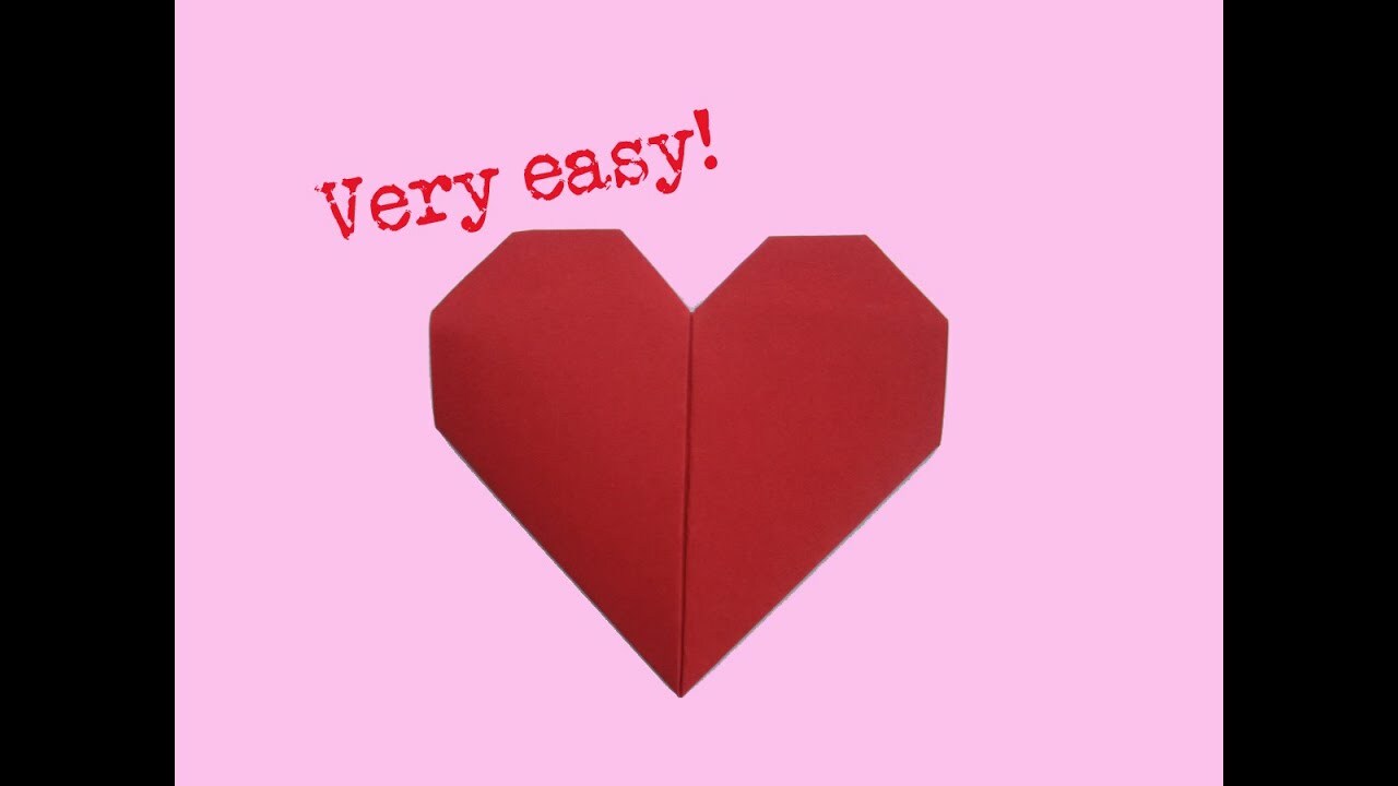 Fold Heart Very Easy Way How To Make A Paper Heart Folding Uitleg Fold Heart Very Easy Way How To Make A Paper Heart Folding Uitleg