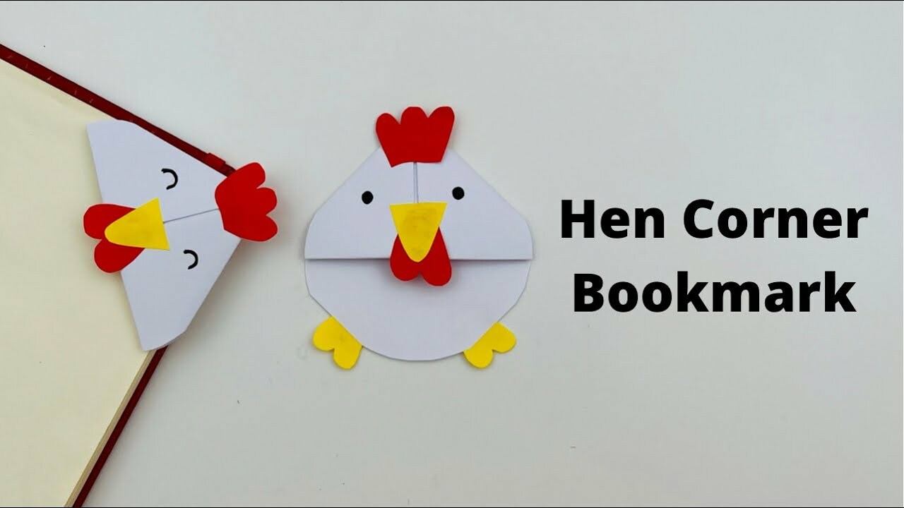 DIY Paper FOX Corner Bookmark!!! Paper Crafts For School / Origami ...