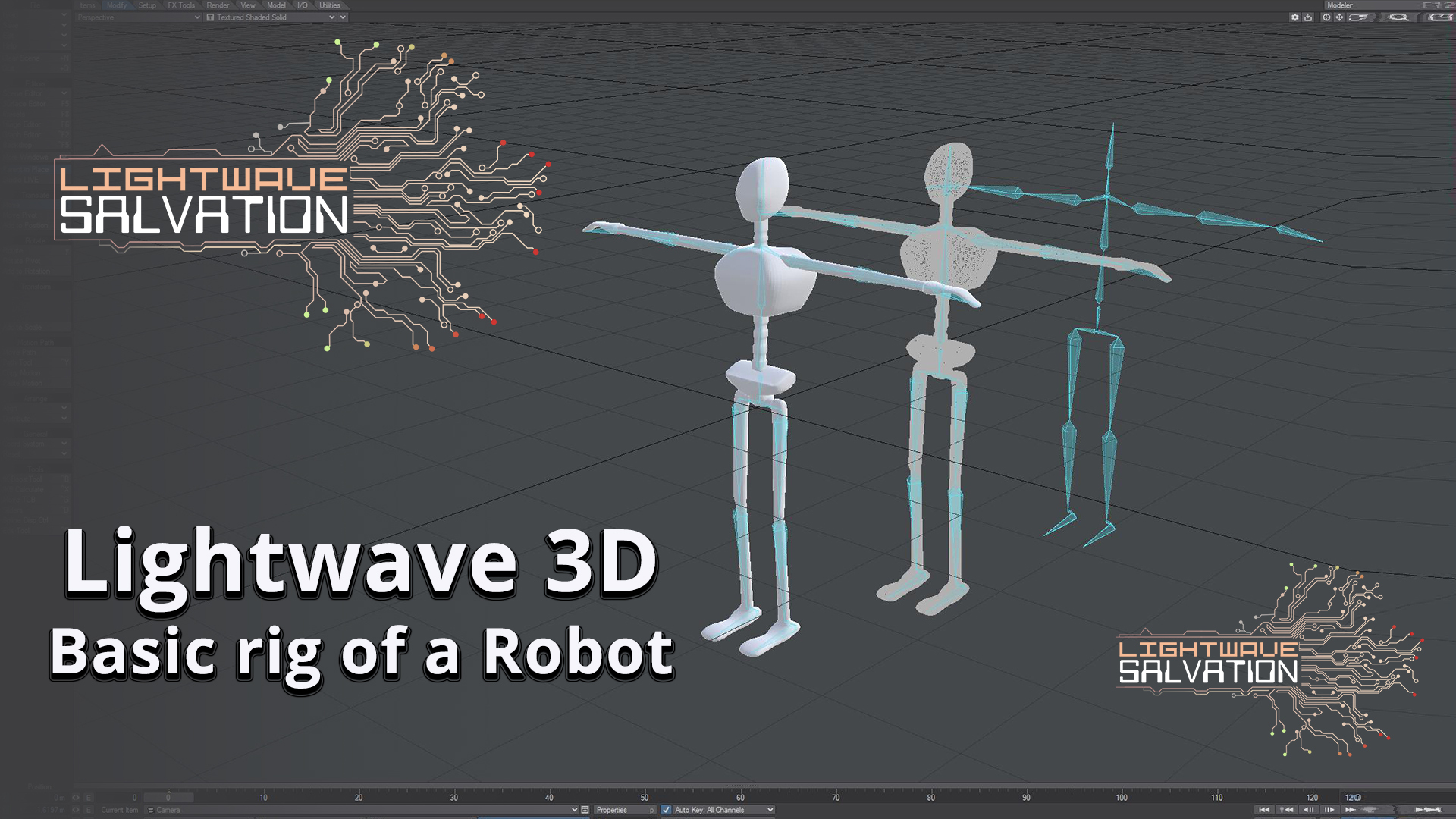 Lightwave 3D - Create and Rig a Robot — Anthonyhall - Buymeacoffee