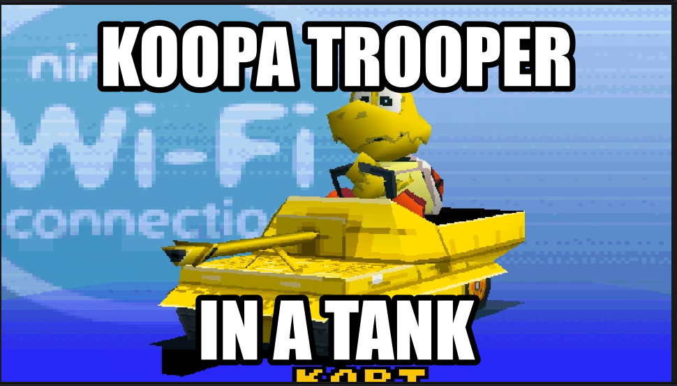 That sure is a koopa trooper in a tank — hyphen - Buymeacoffee