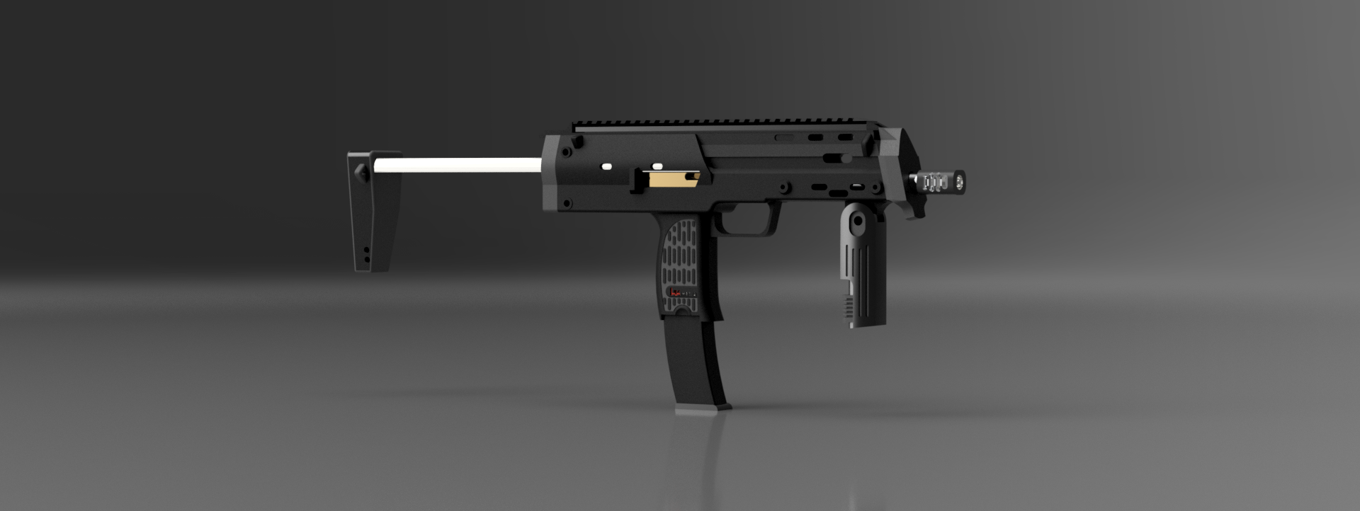 Mp7 in development. — BrokenBullets