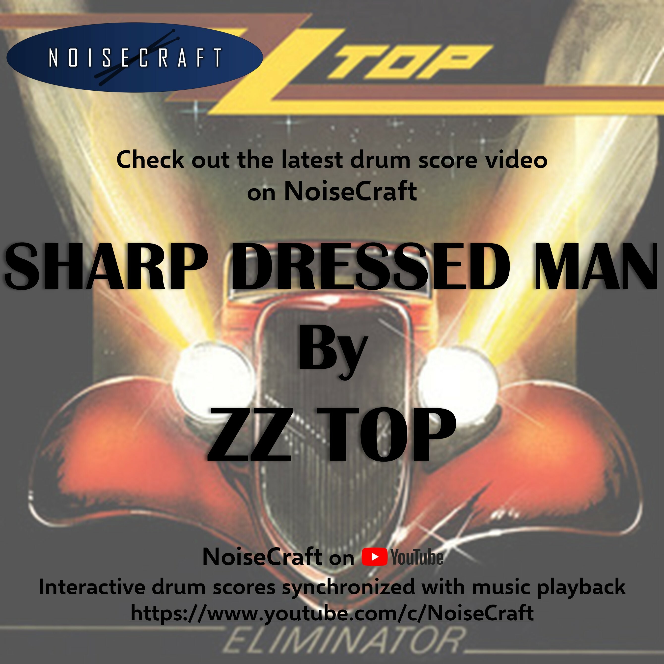 New drum score video posted - Sharp Dressed Man by ZZ Top — NoiseCraft ...