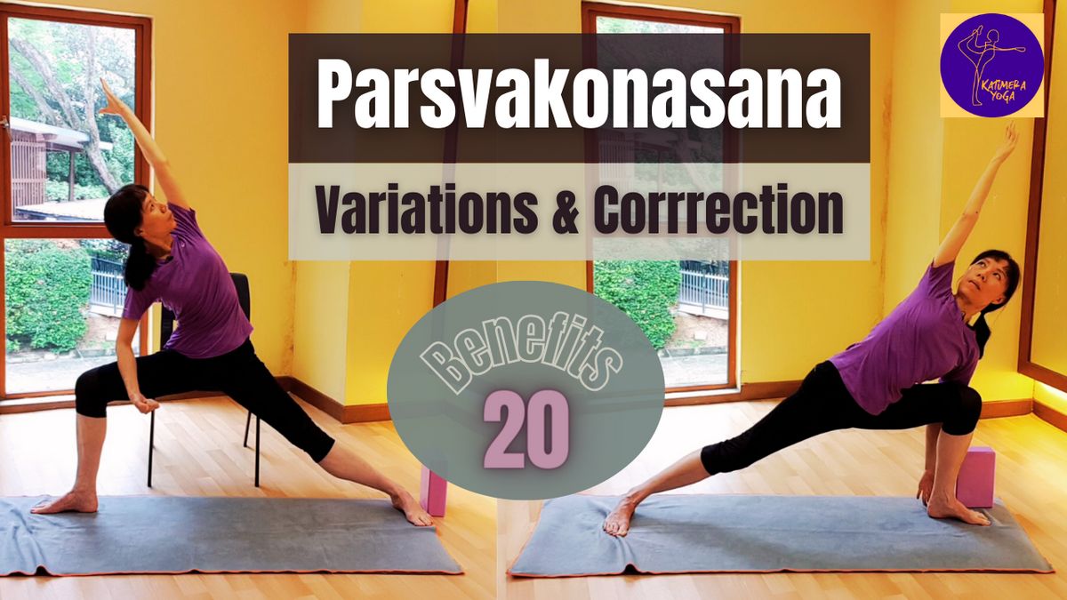 Lateral Angle Yoga Pose (Parsvakonasana) Variations & Benefits ...