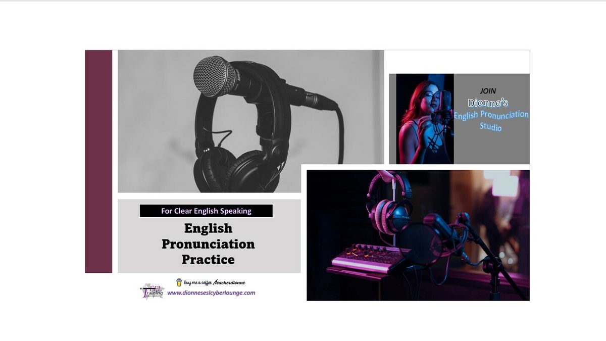 Pronunciation Drills of /ɪ/ and /iː/ — Dionne Douglas - Buymeacoffee