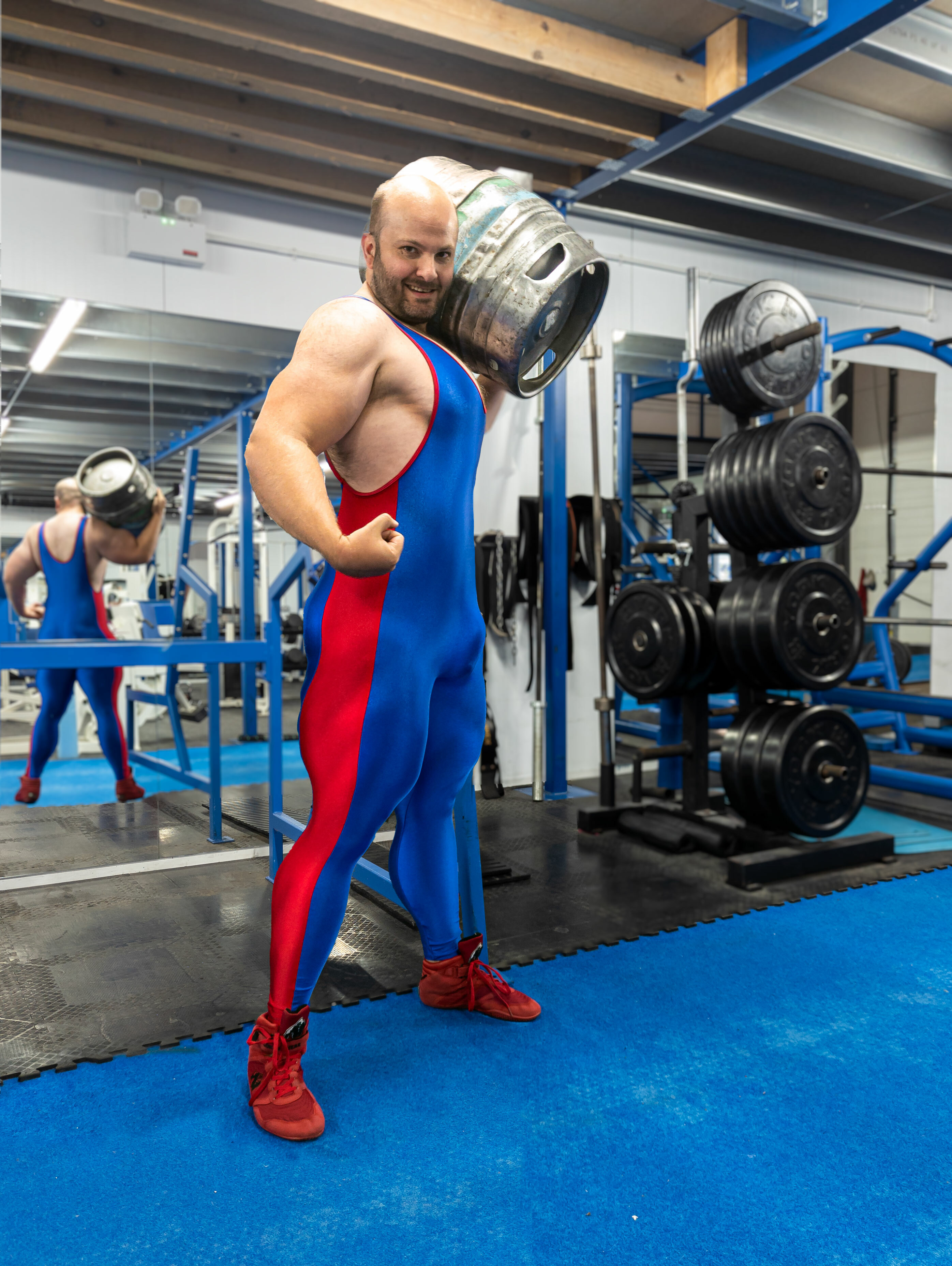 Ryan feels Nates power — Singlet Studs