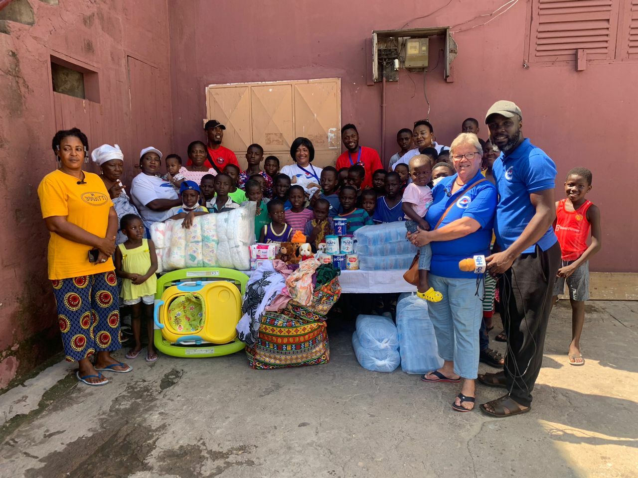 Give To Life Charity Organization Taking Care Of The Baby Found In A ...