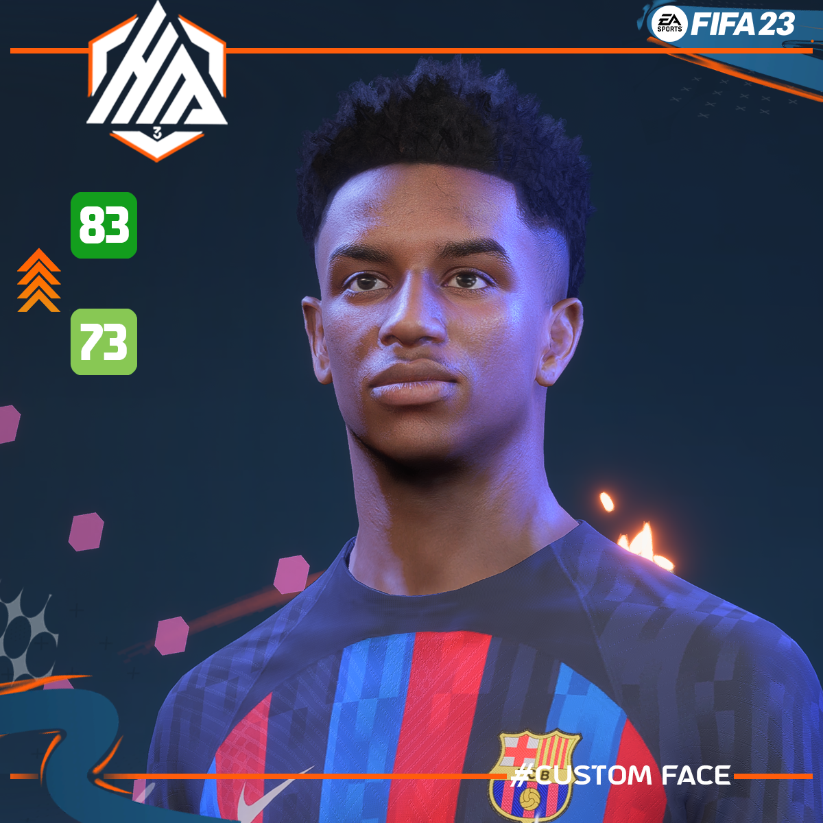 Fifa 23 Mykhailo Mudryk custom face by Houss3m — Houss3m