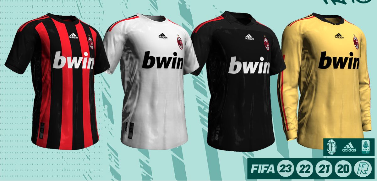 AC Milan 2008/09 Retro Kit - Buymeacoffee