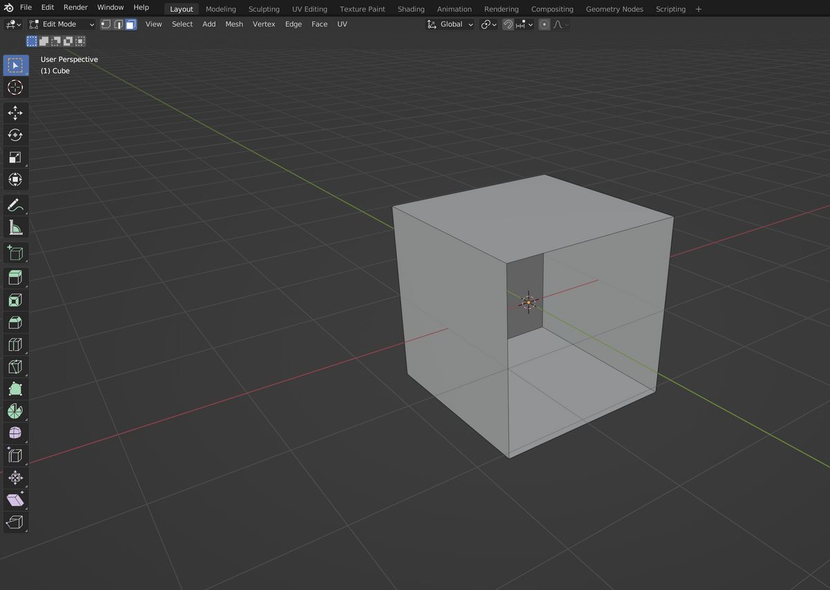 Blender tip: Use Backface Culling to hide the backsides of Faces ...
