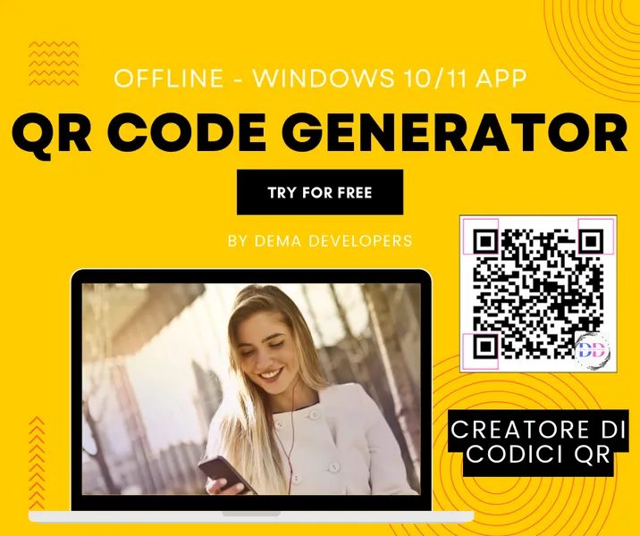 come possiamo generare codice qr con logo personalizzato - app qr code offline — Dema Developers