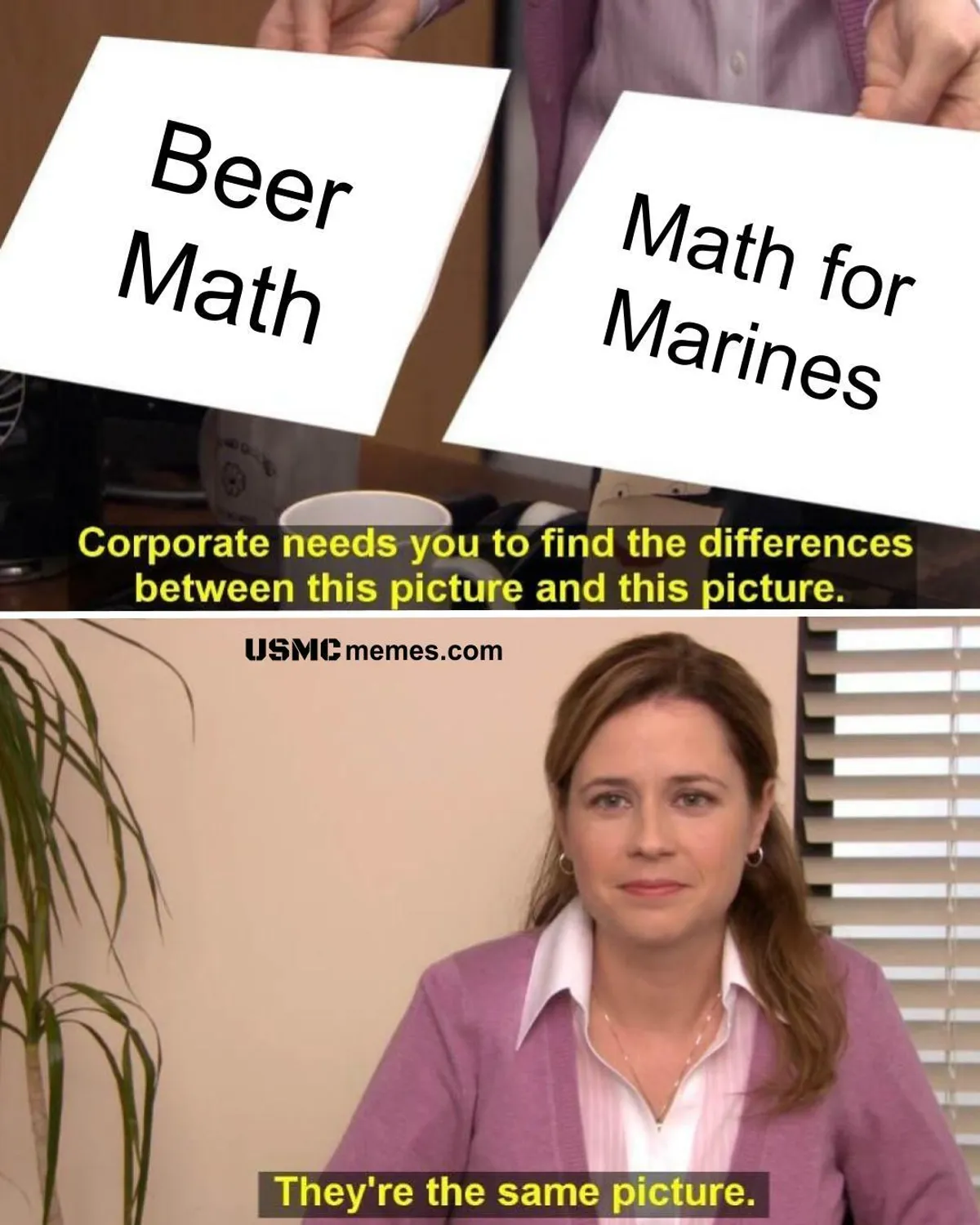 Meme 1423 - Beer Math — USMC memes