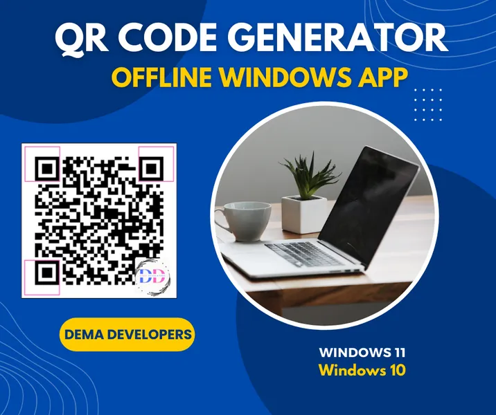Offline QR Code Generator | Create QR Code In Windows 10 & 11 | Free Trial — Dema Developers