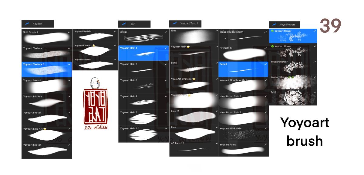 yoyoart brush - Buymeacoffee
