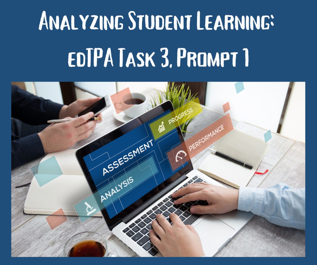 edTPA Task 3, Prompt 1, Rubric 11: Analyze Student Learning — Terryl ...