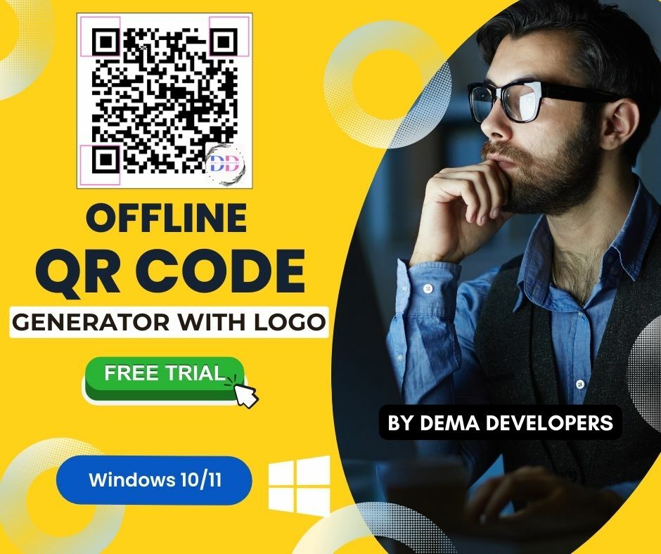 Einer der besten Wege QR Code mit Logo zu generieren - Offline QR Maker — Dema Developers