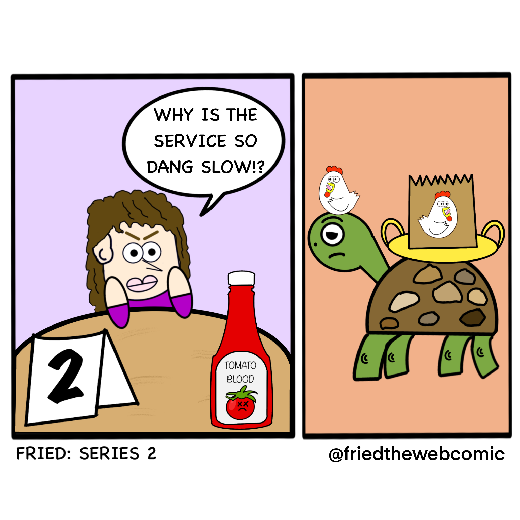 Early Comic! — Fried The Webcomic