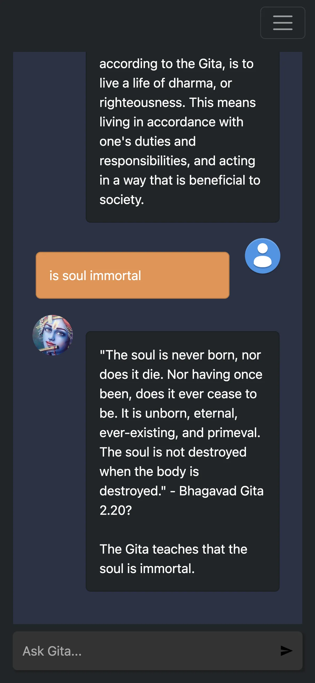 Gita GPT is AI bot that takes you on a spiritual journey