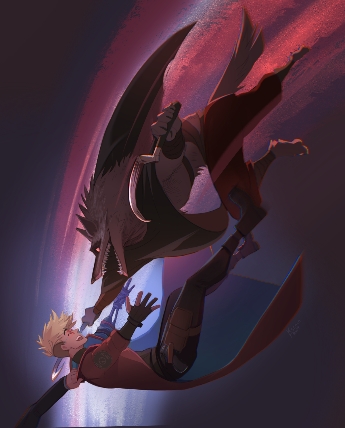 Fanart of the month - Vash and Death — Ksenon Faurt