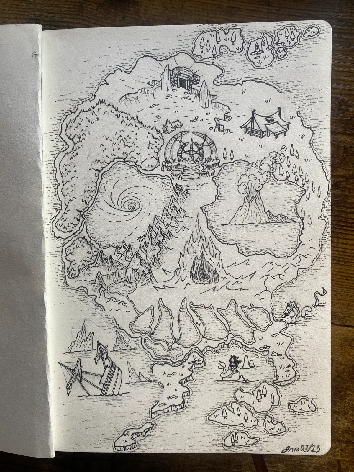 Skull map — Aslinn