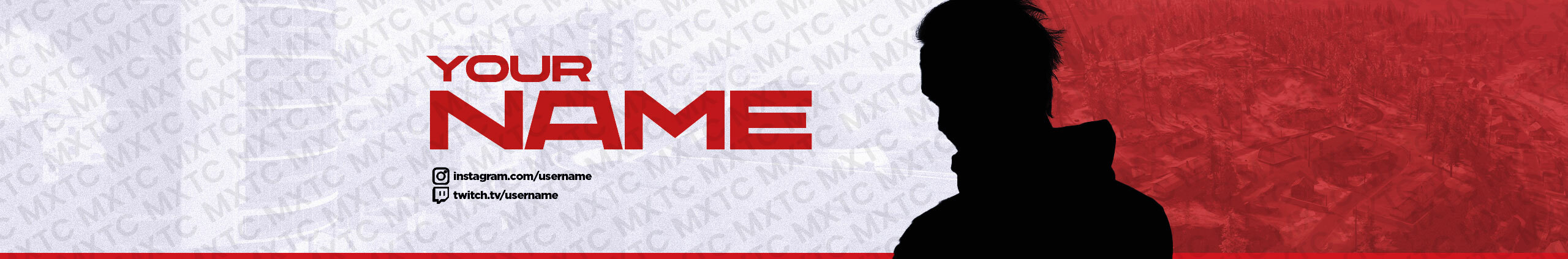 YouTube Banner Safe Area Template — Petar Matić