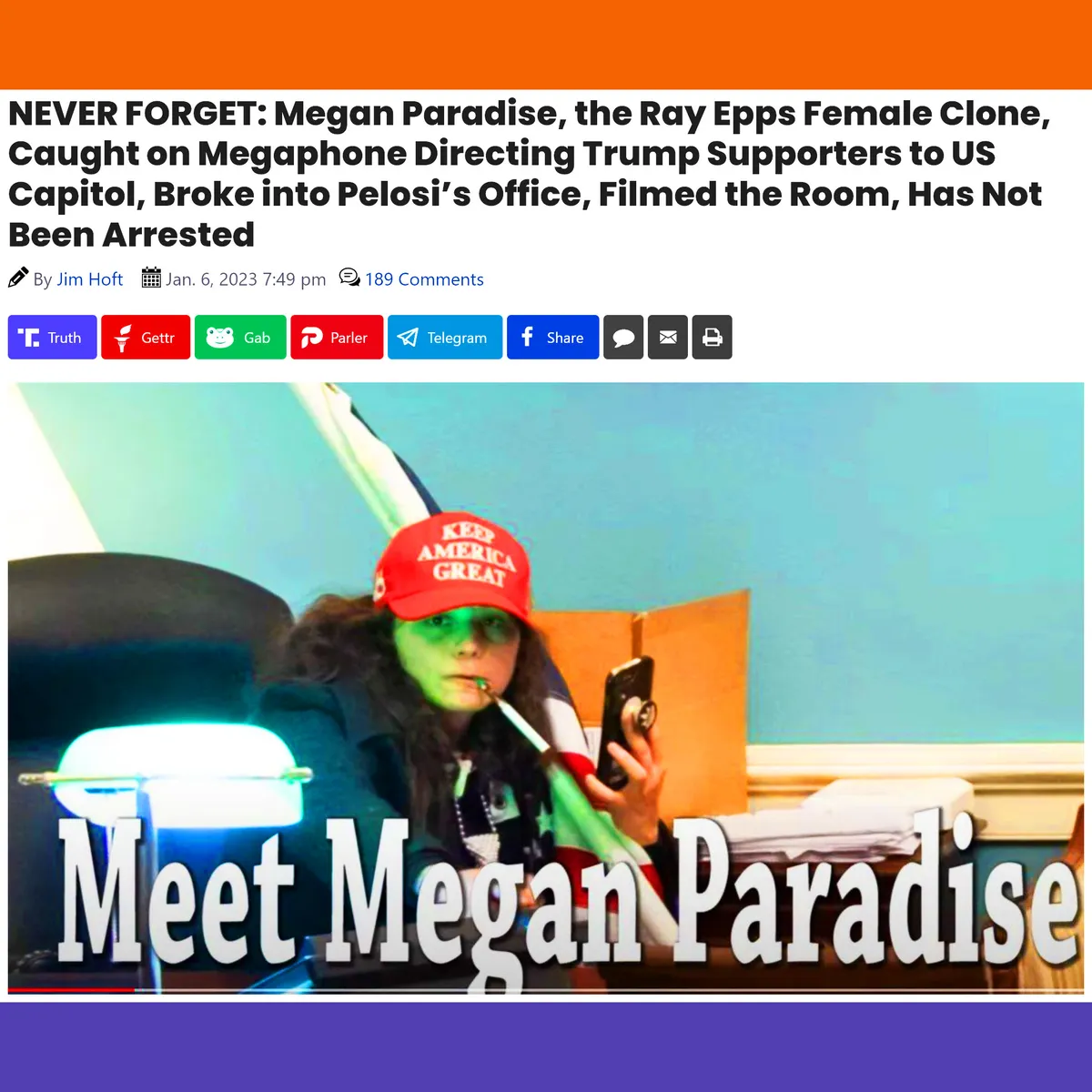 The Female Ray Epps - Megan Paradise — The NPC Show
