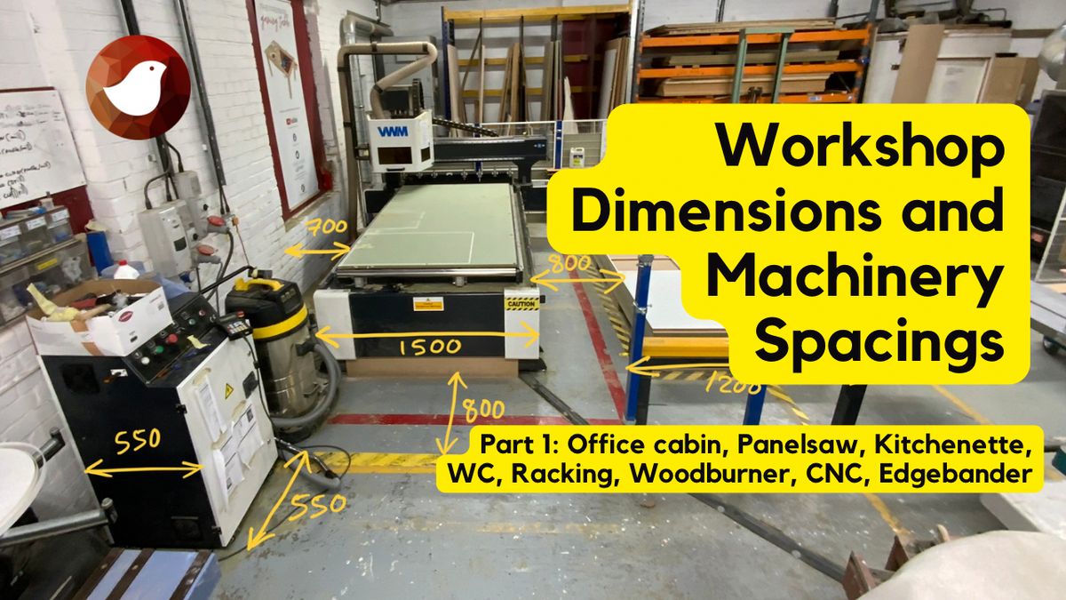 Workshop Dimensions and Space Planning for Machinery (Including CNC ...