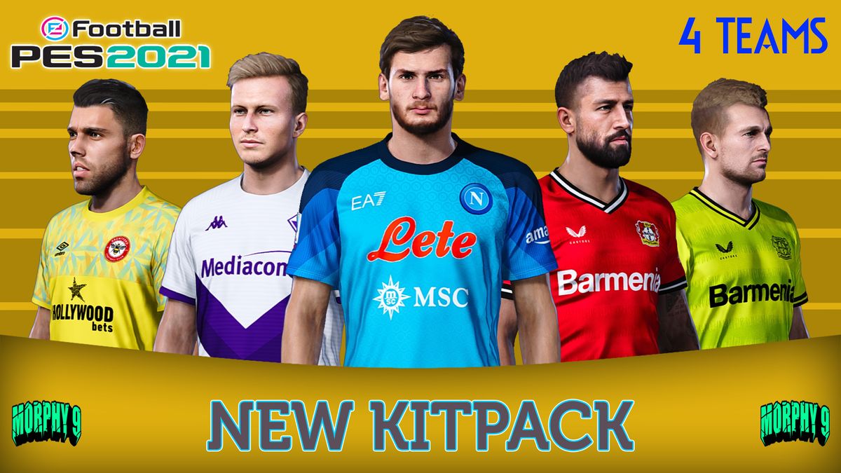 PES 21 KITPACK 4 TEAMS (Free) — Morphy9 - Buymeacoffee