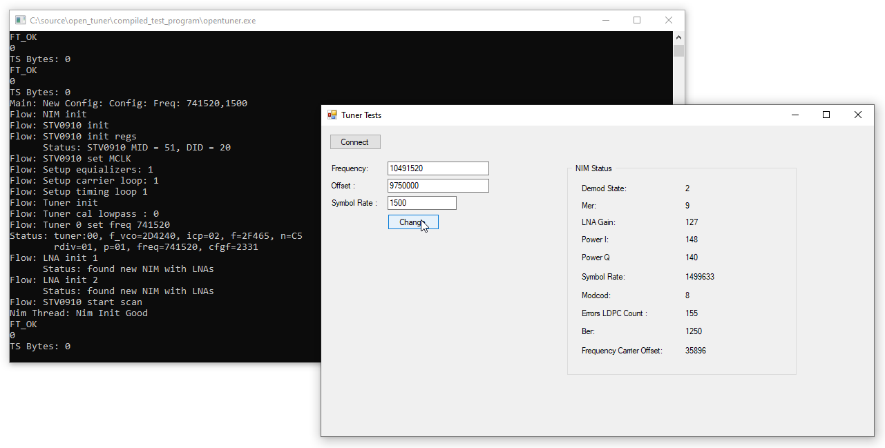 Open Tuner 0.7 - Dual Tuner — Tom Van den Bon - ZR6TG