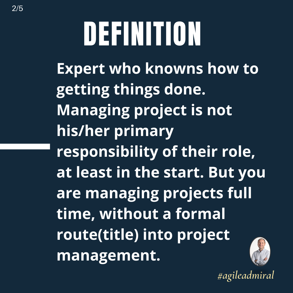 RISE OF THE ACCIDENTAL PROJECT MANAGER — Gabor Stramb - 8wks CAPM & PMP ...