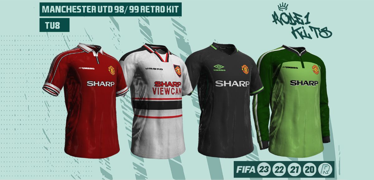 Manchester Utd 1998/99 Retro Kit - Buymeacoffee