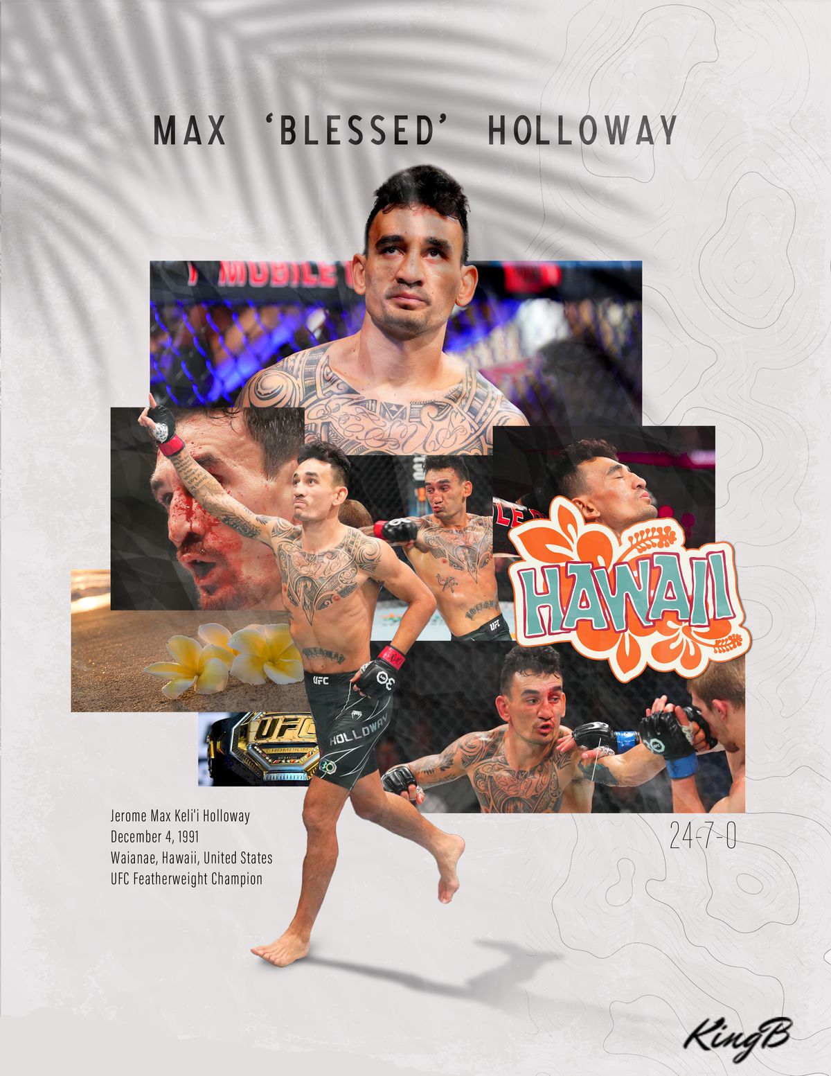 Max Holloway!! — KB Designs - Buymeacoffee