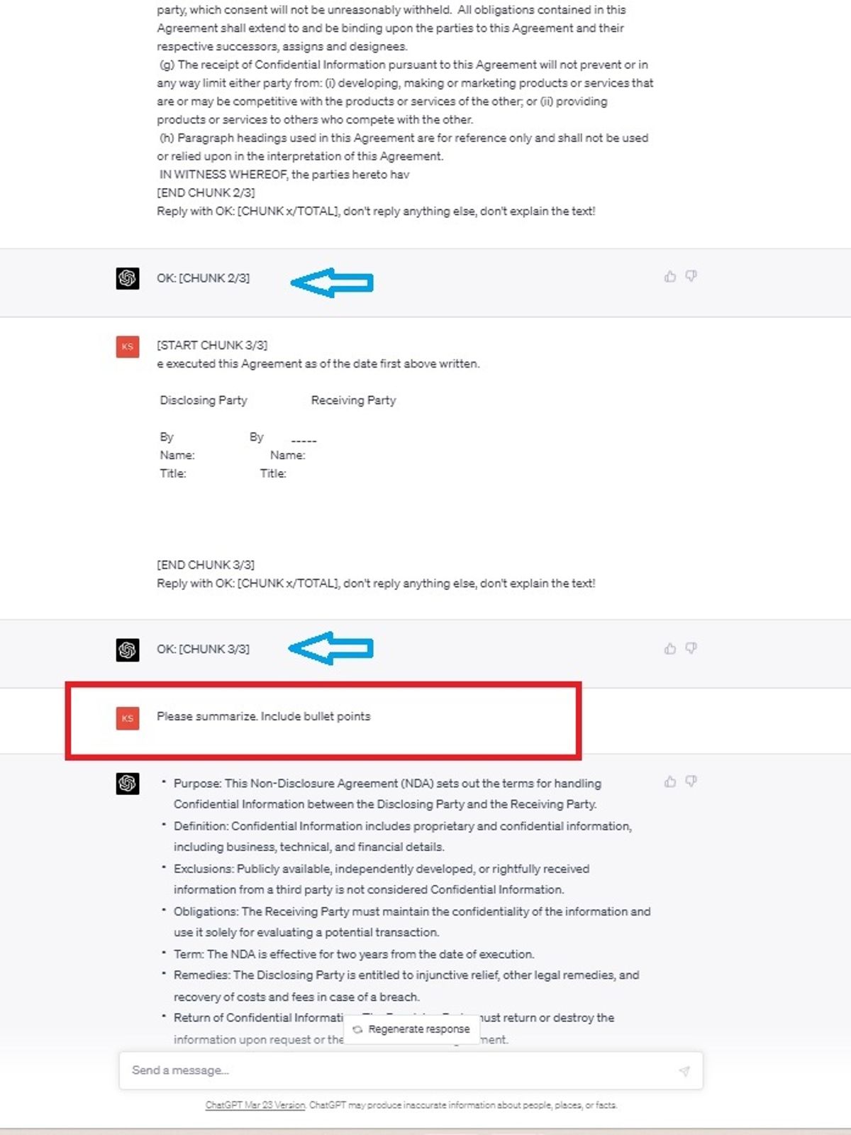 Split up long texts easily with ChatGPT Splitter — Kim Steffensen ...