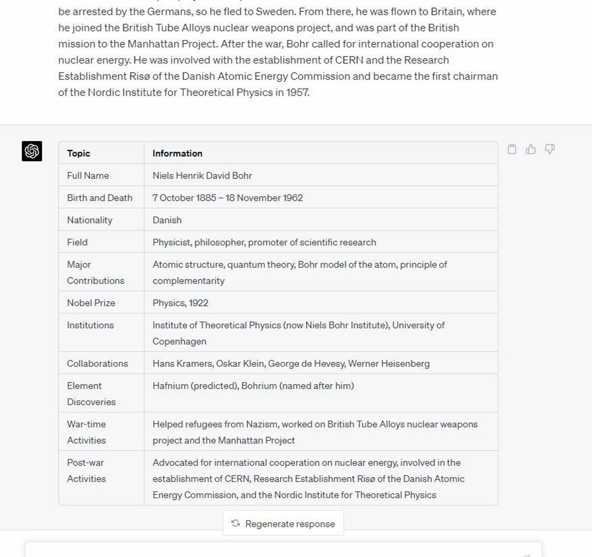 Create a markdown table summary — Kim Steffensen - Buymeacoffee