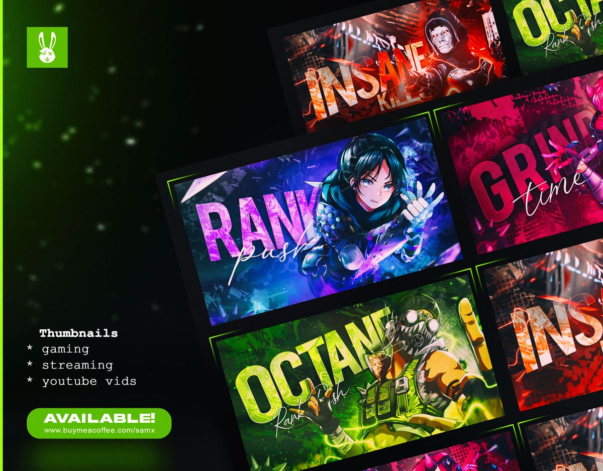 APEX Legends Thumbnails Pack [PREMADE] - Buymeacoffee