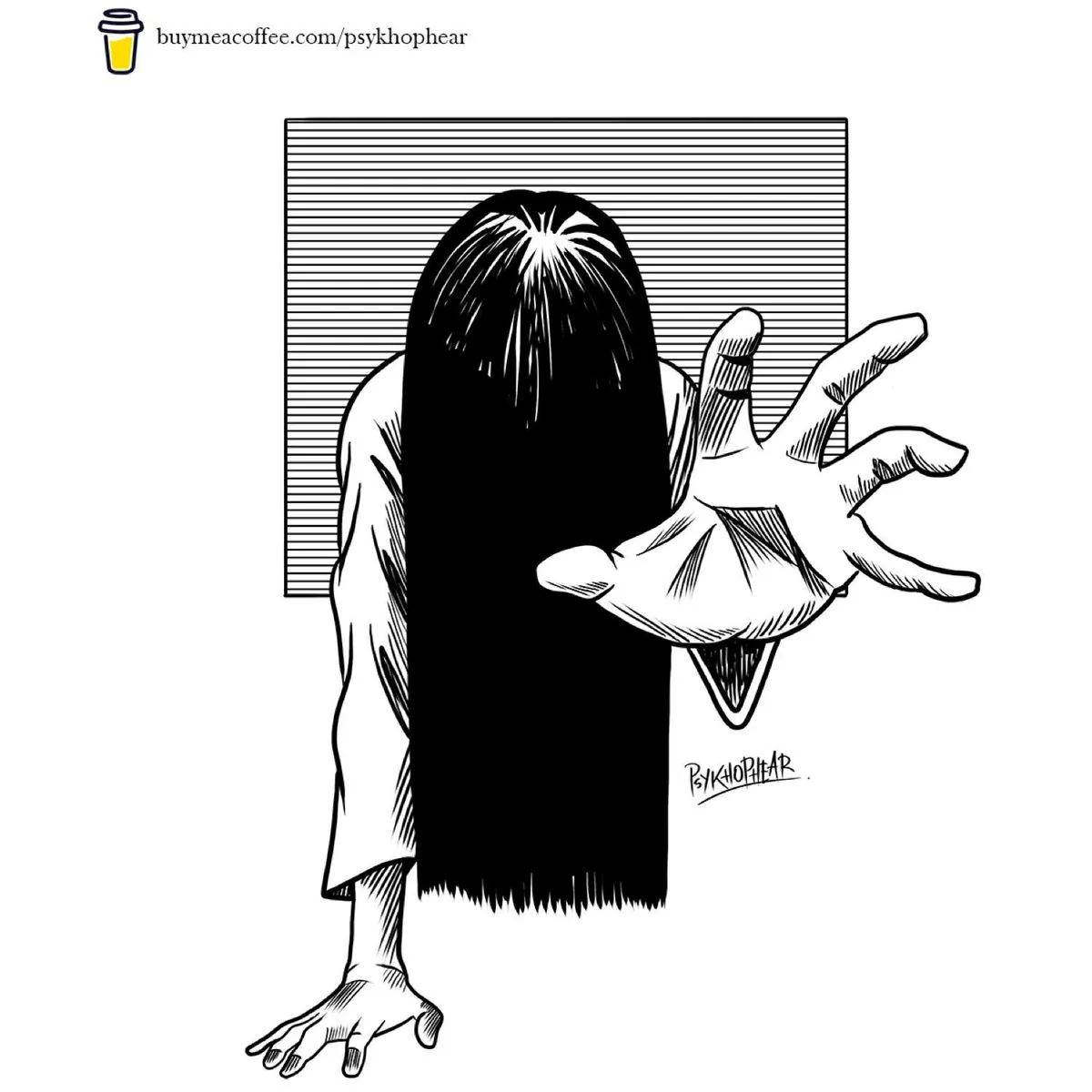 Flashback Friday - Sadako Art Commission — Psykhophear
