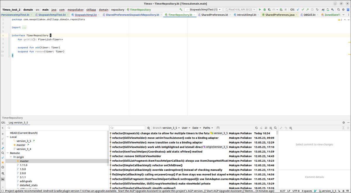 Working on adding multiple timers — SkillApp - Buymeacoffee
