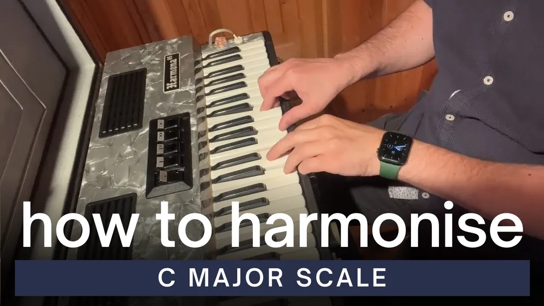 How to Harmonise C Major Scale | Harmona 85 — Secrets of Organ Playing