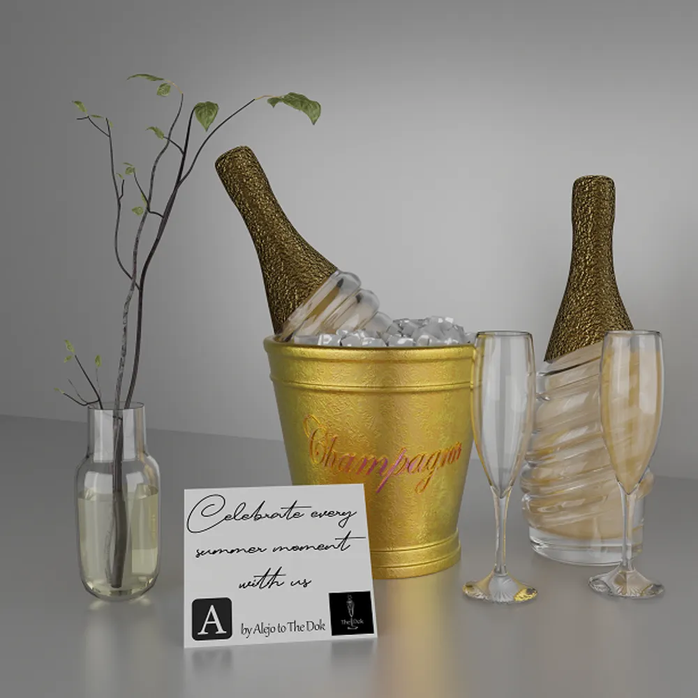 Champagne for The Dok — Alejo Sims 4 - Buymeacoffee