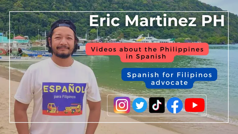 Eric Martinez PH is creating Videos in Spanish about the Philippines ️ ...