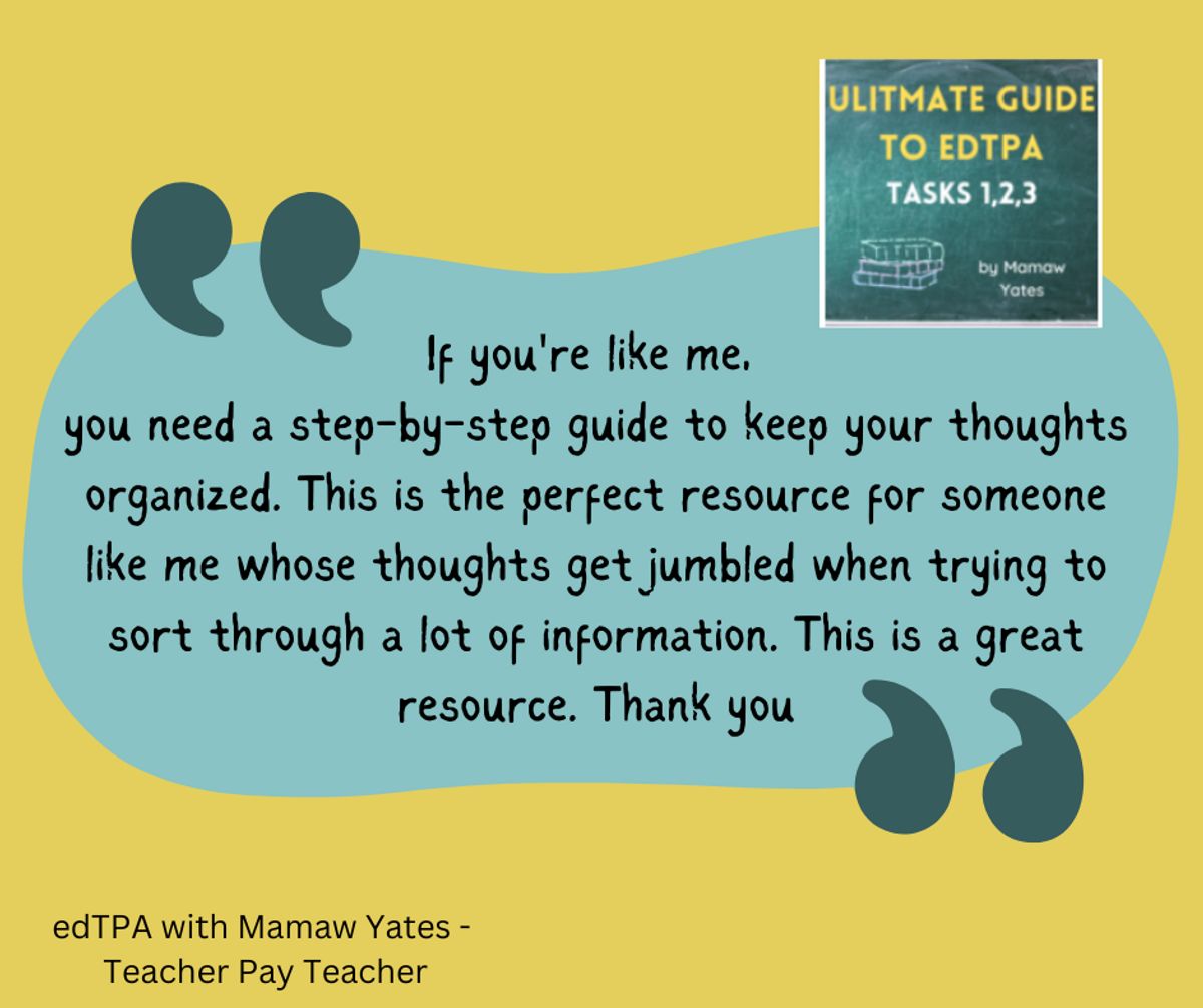 Mamaw Yates Ultimate Guide to edTPA — Terryl Yates - Buymeacoffee