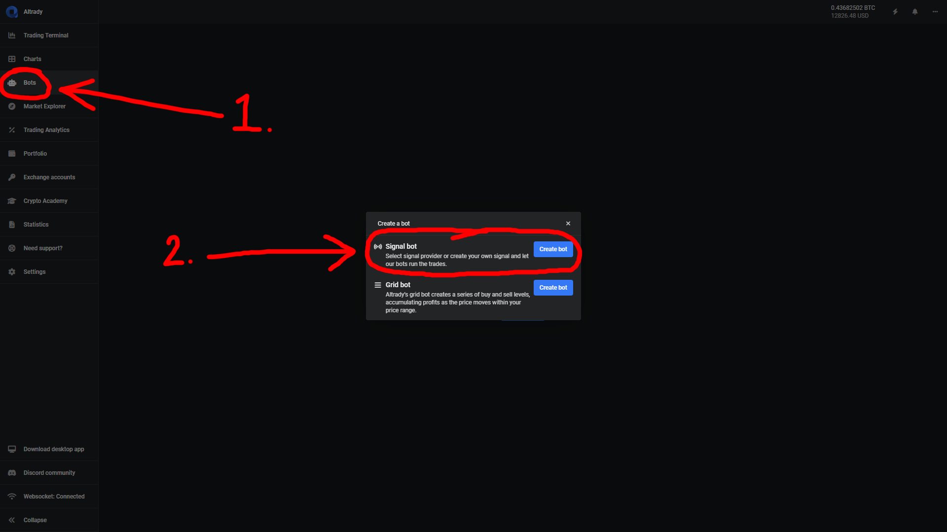 Step-By-Step Tutorial - Altrady — EmuMoon