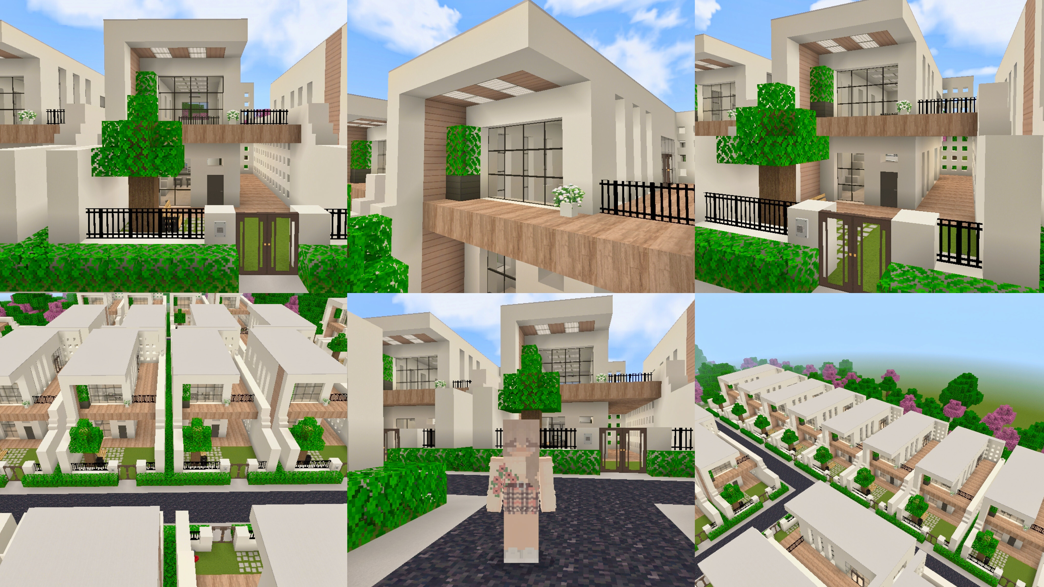 [minecraft pe] modern loft style housing map download by bluetokki ...