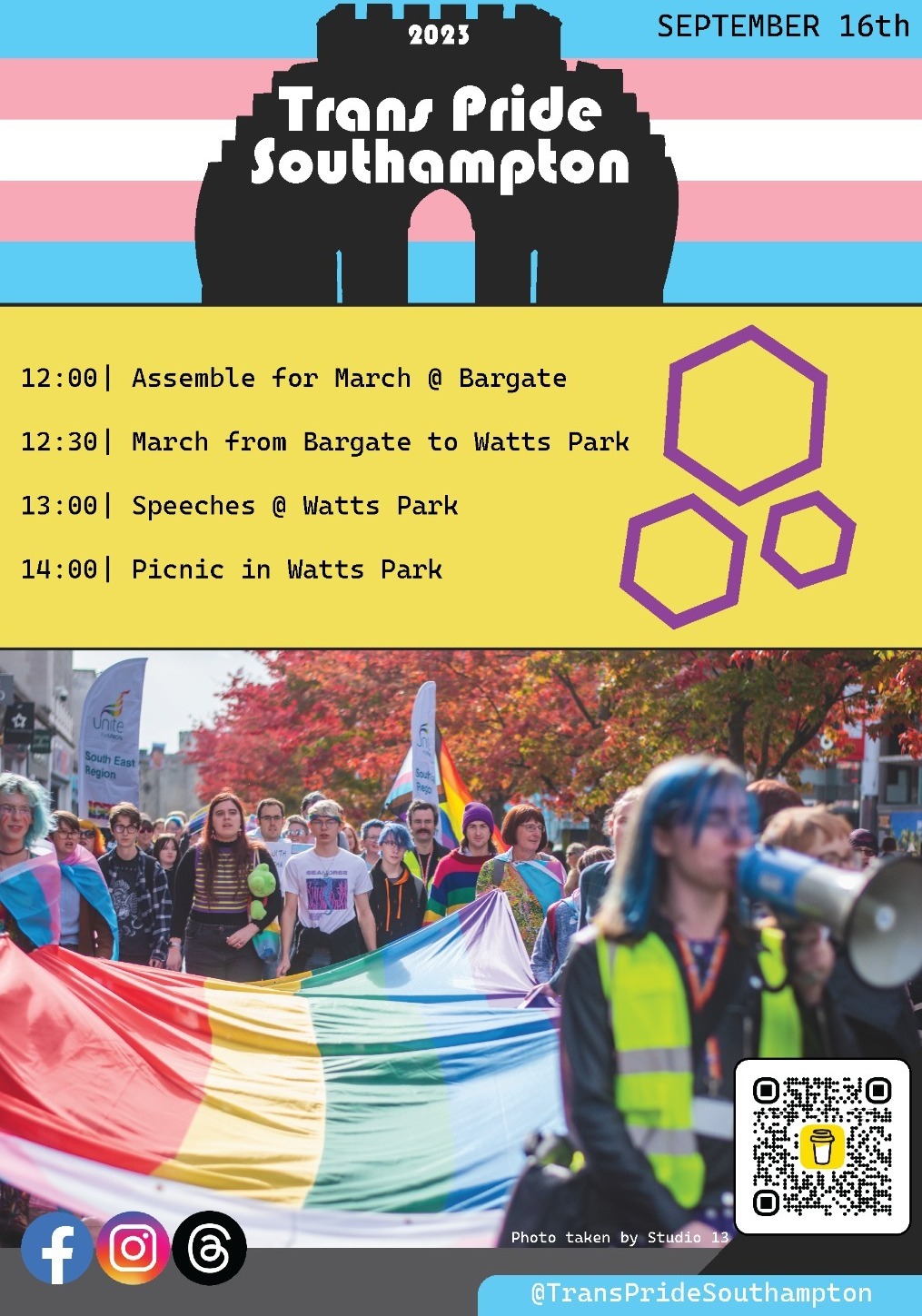 Our leaflets are here! — Trans Pride Southampton - Buymeacoffee