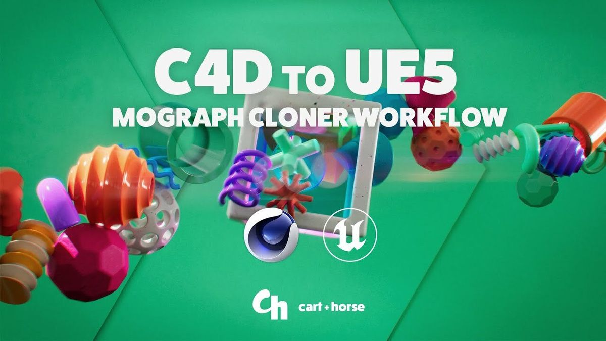 C4D to Unreal - Mograph Cloner Workflow Tutorial — 3D Art - Buymeacoffee