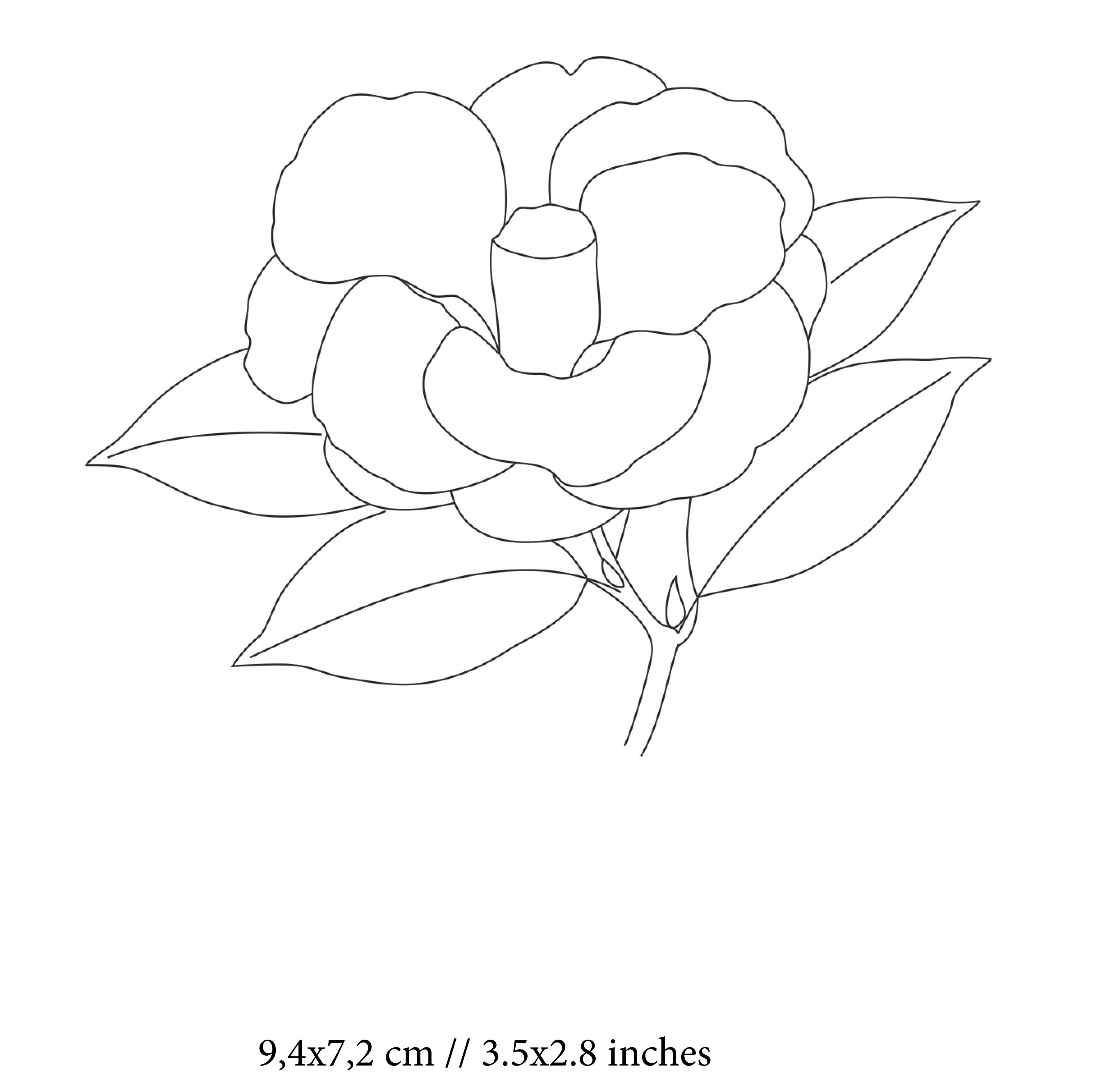 Camellia Embroidery — Vesna Krasna - Buymeacoffee